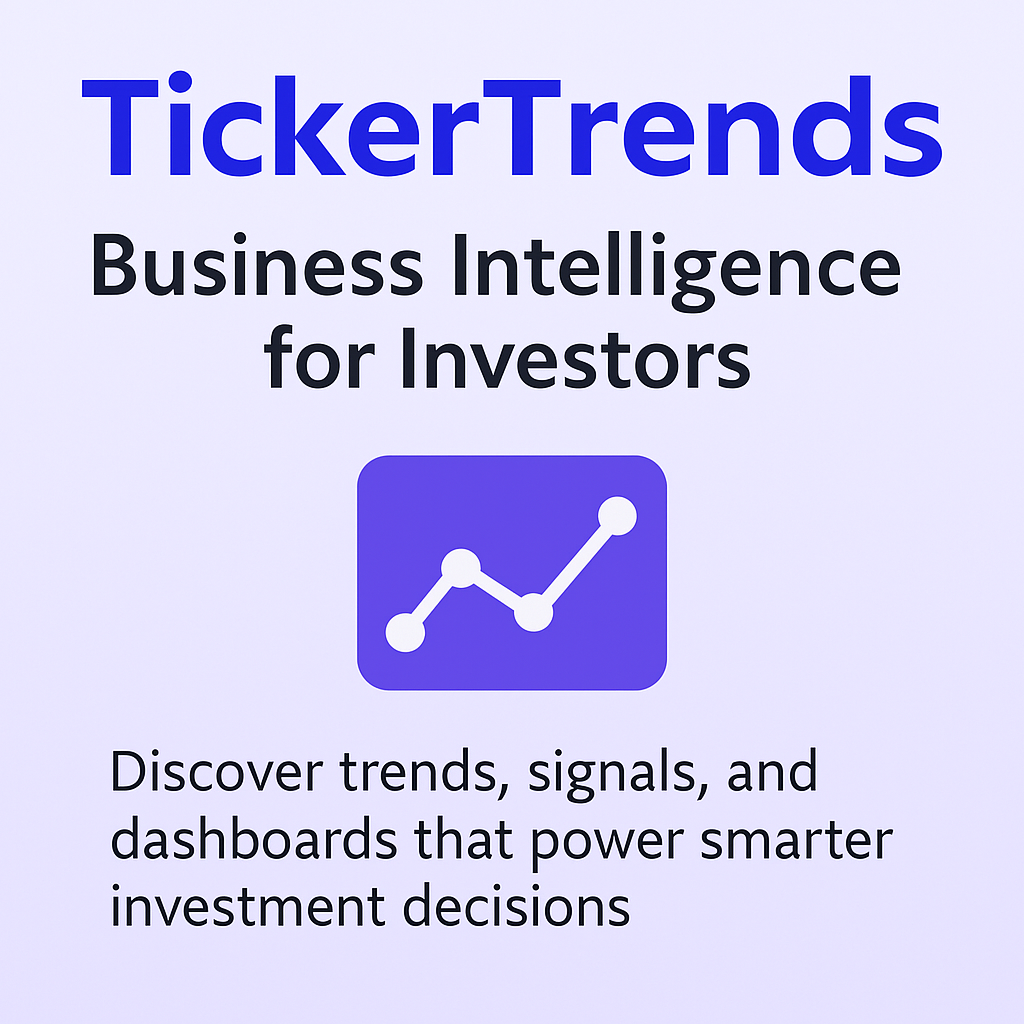 Business Intelligence Tools for Investors & Analysts | TickerTrends